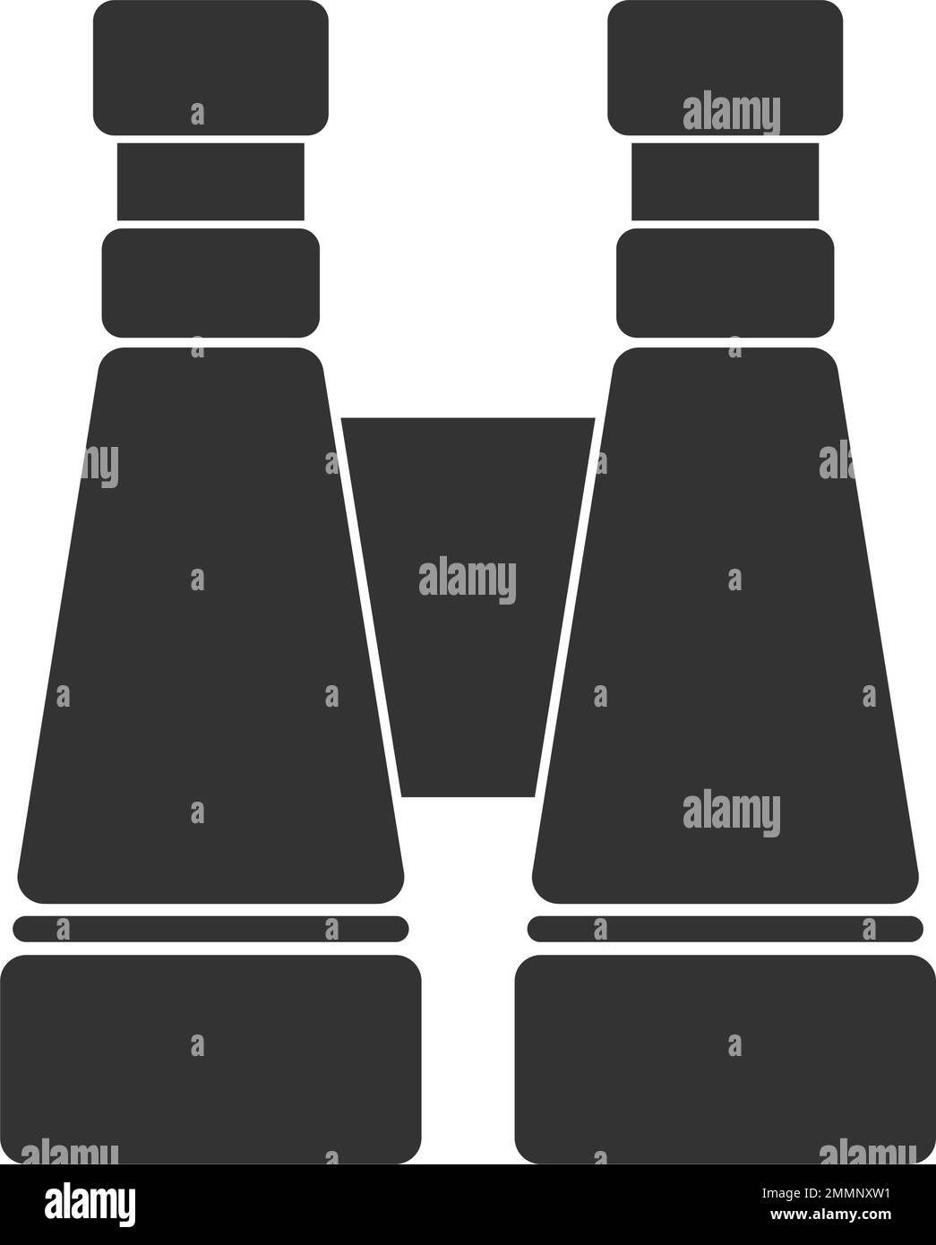 binocular logo stock vektor template Stock Vector Image & Art - Alamy