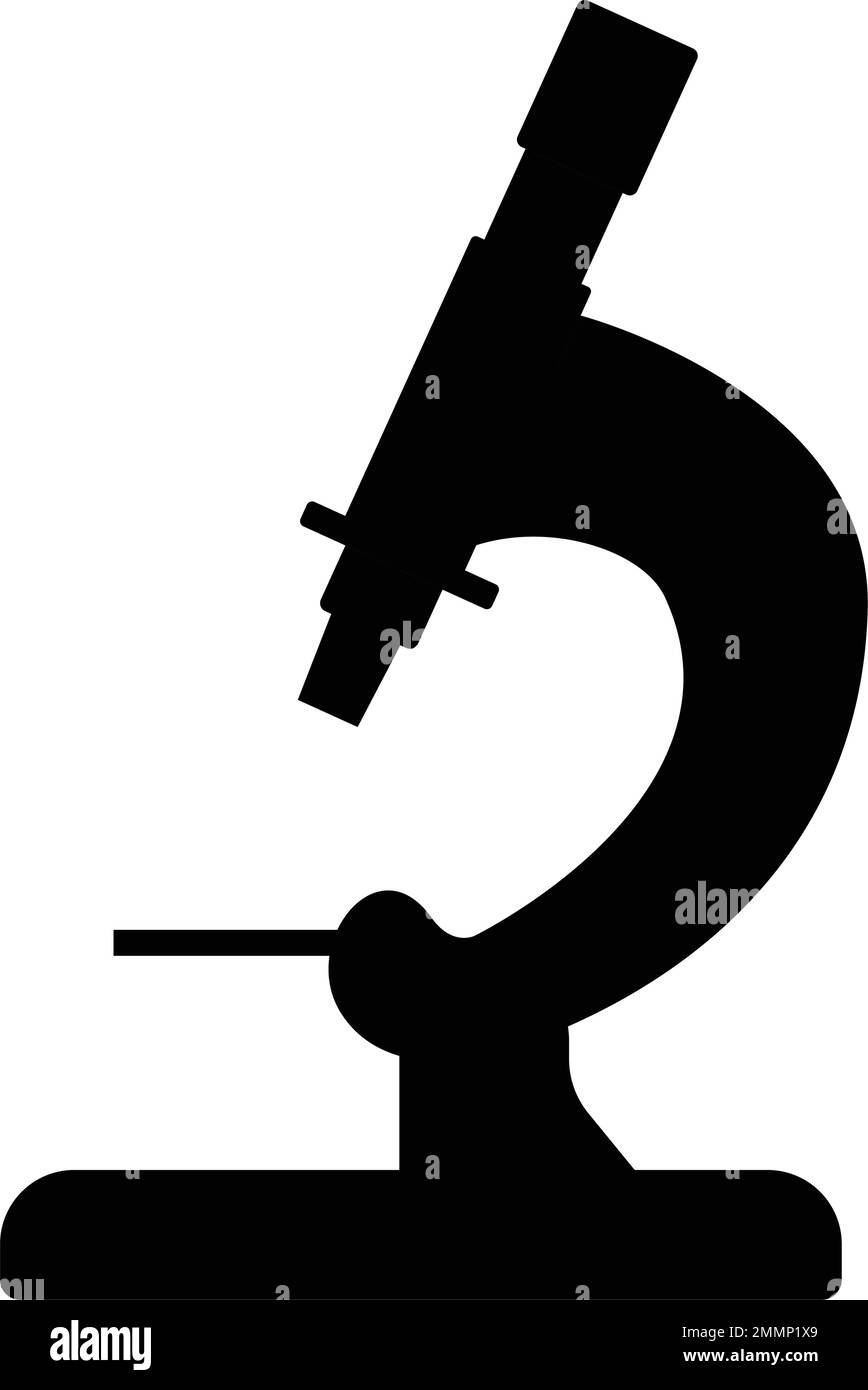 microscope logo stock vektor template Stock Vector Image & Art - Alamy