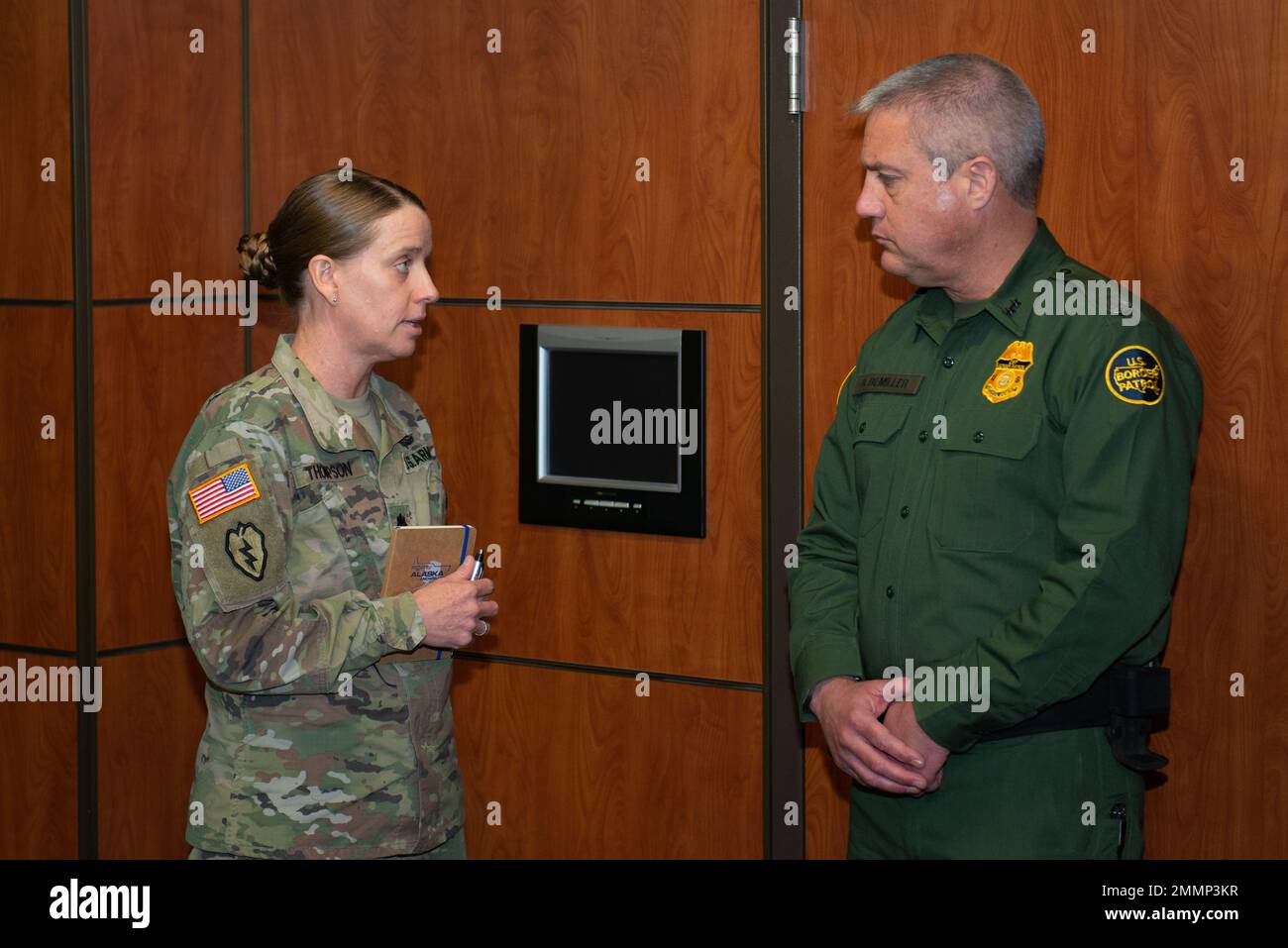 U.S. Army Lt. Col. Sarah Thompson, Alaskan Command director of ...