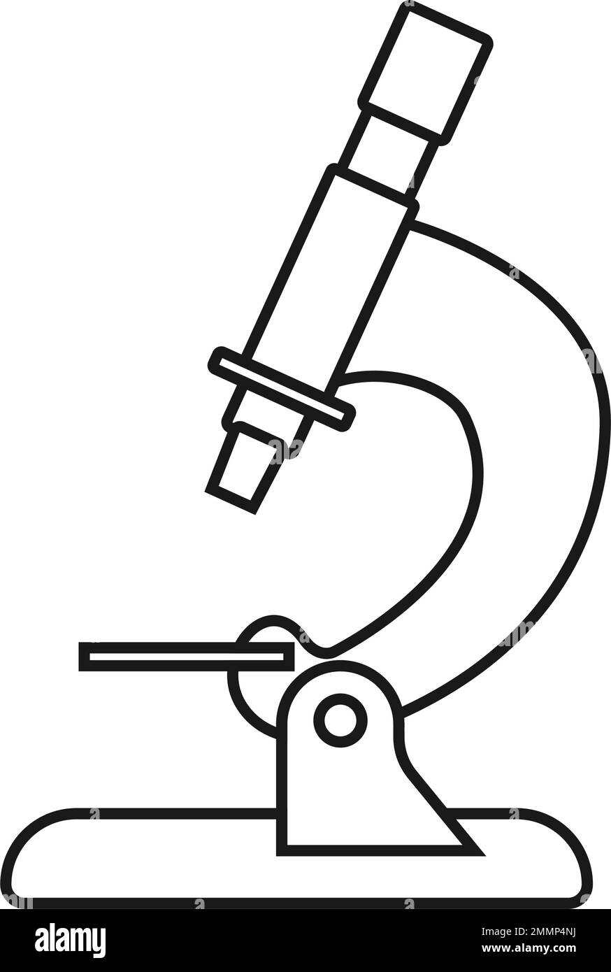 Single lens microscope Black and White Stock Photos & Images - Alamy