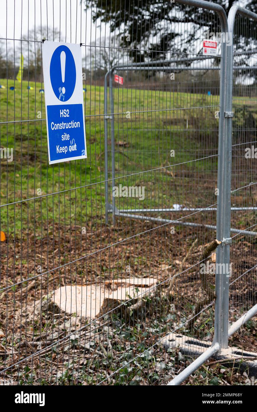 Hs2 signage hi-res stock photography and images - Alamy