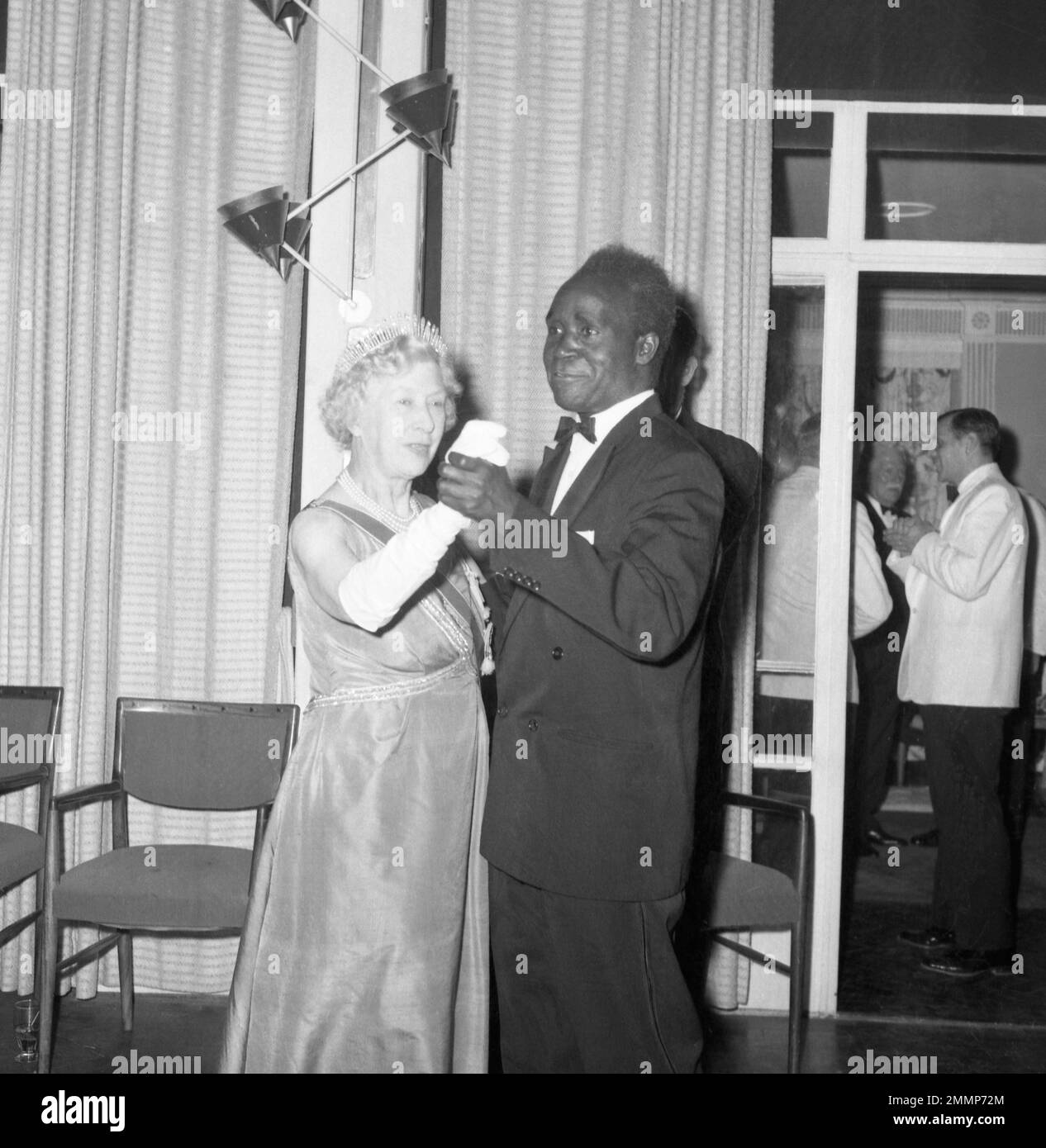 President Kenneth Kaunda of Zambia and Britain's Mary, The Princess ...