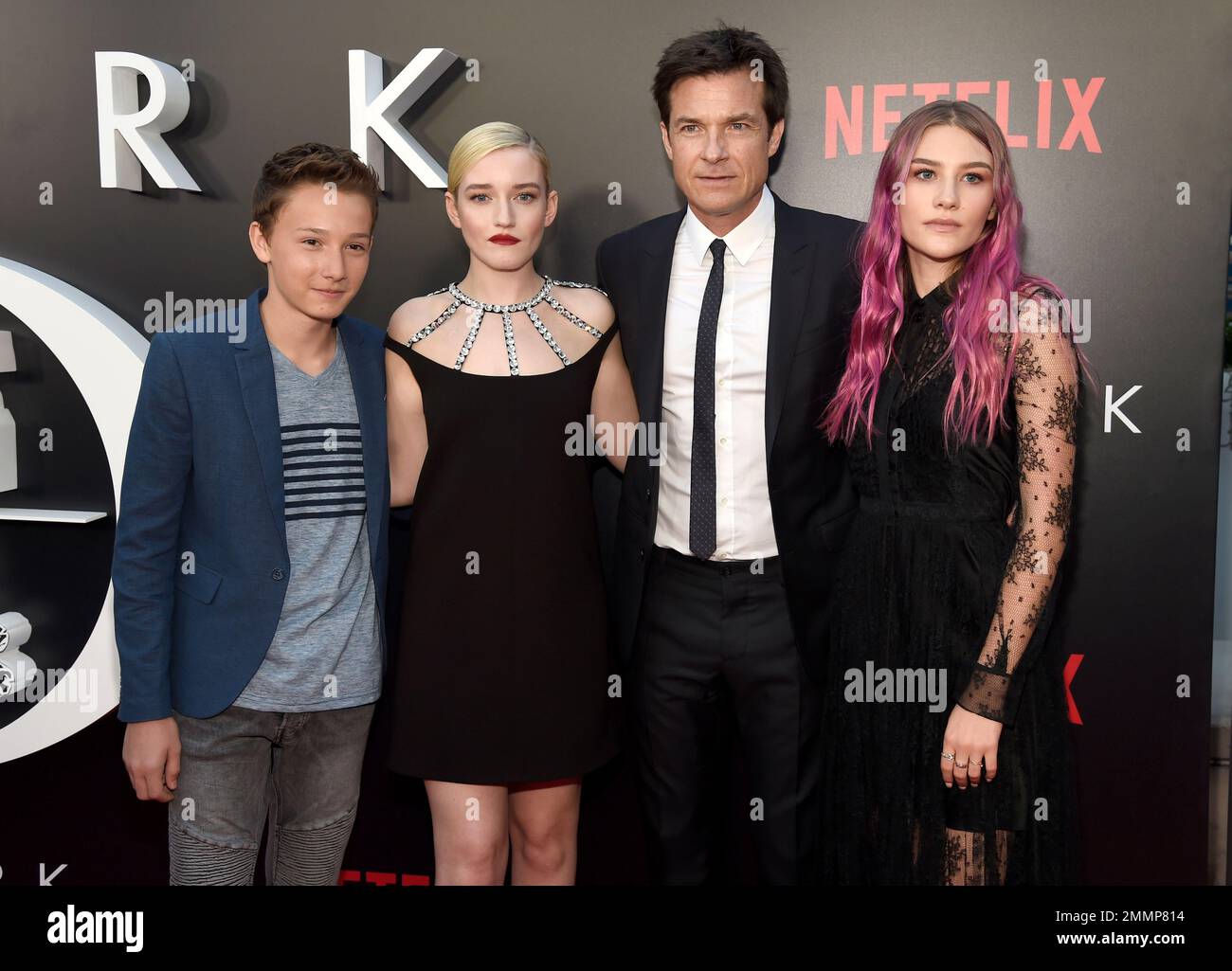 Skylar Gaertner, from left, Julia Garner, Jason Bateman and Sofia ...
