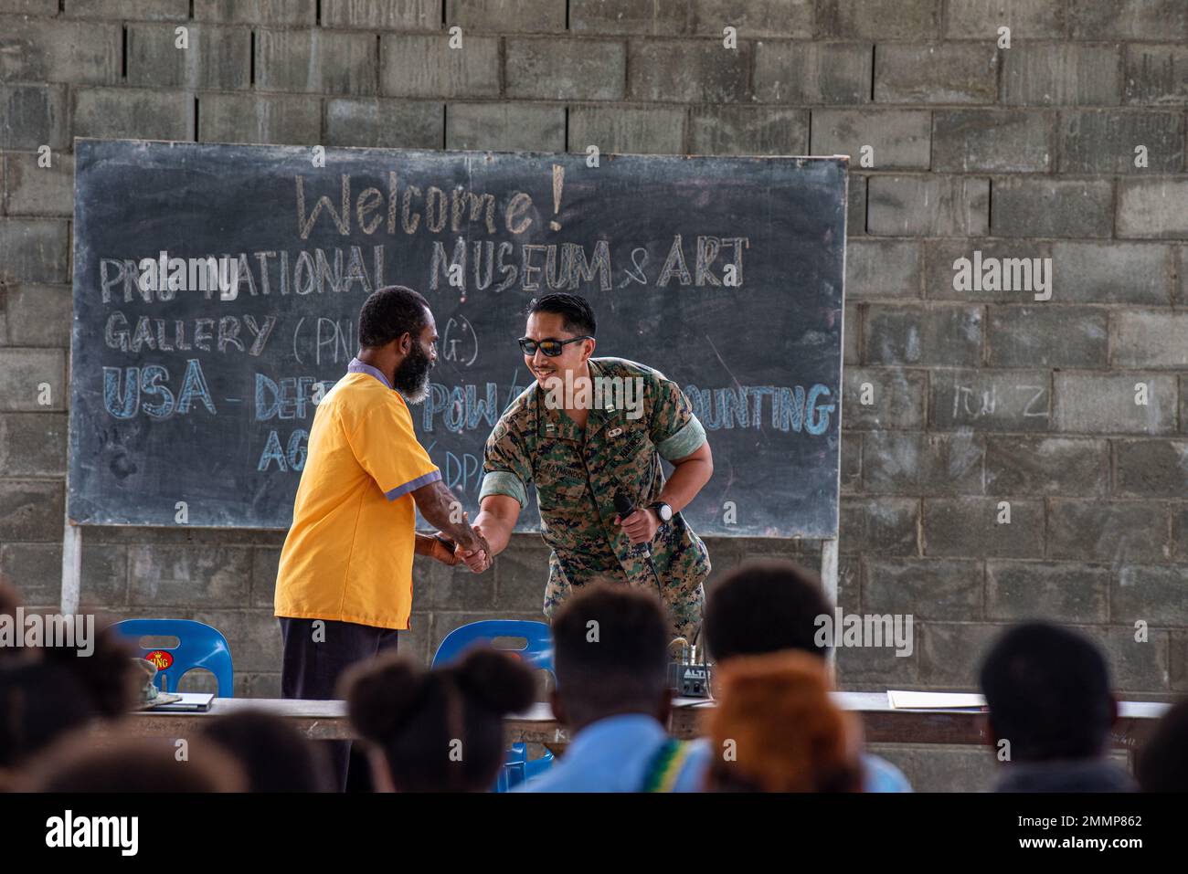 U.S. Marine Capt. Gary Raymundo assigned to the Defense POW/MIA ...