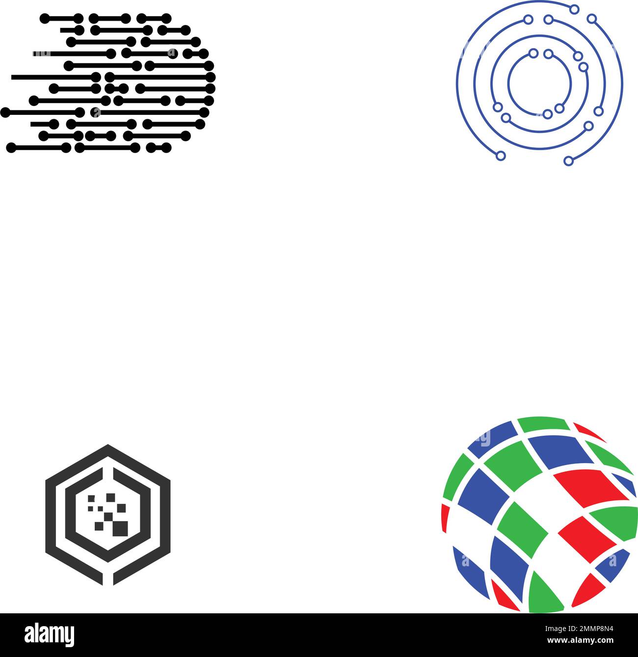 digital logo for educational learning and technology business companies ...