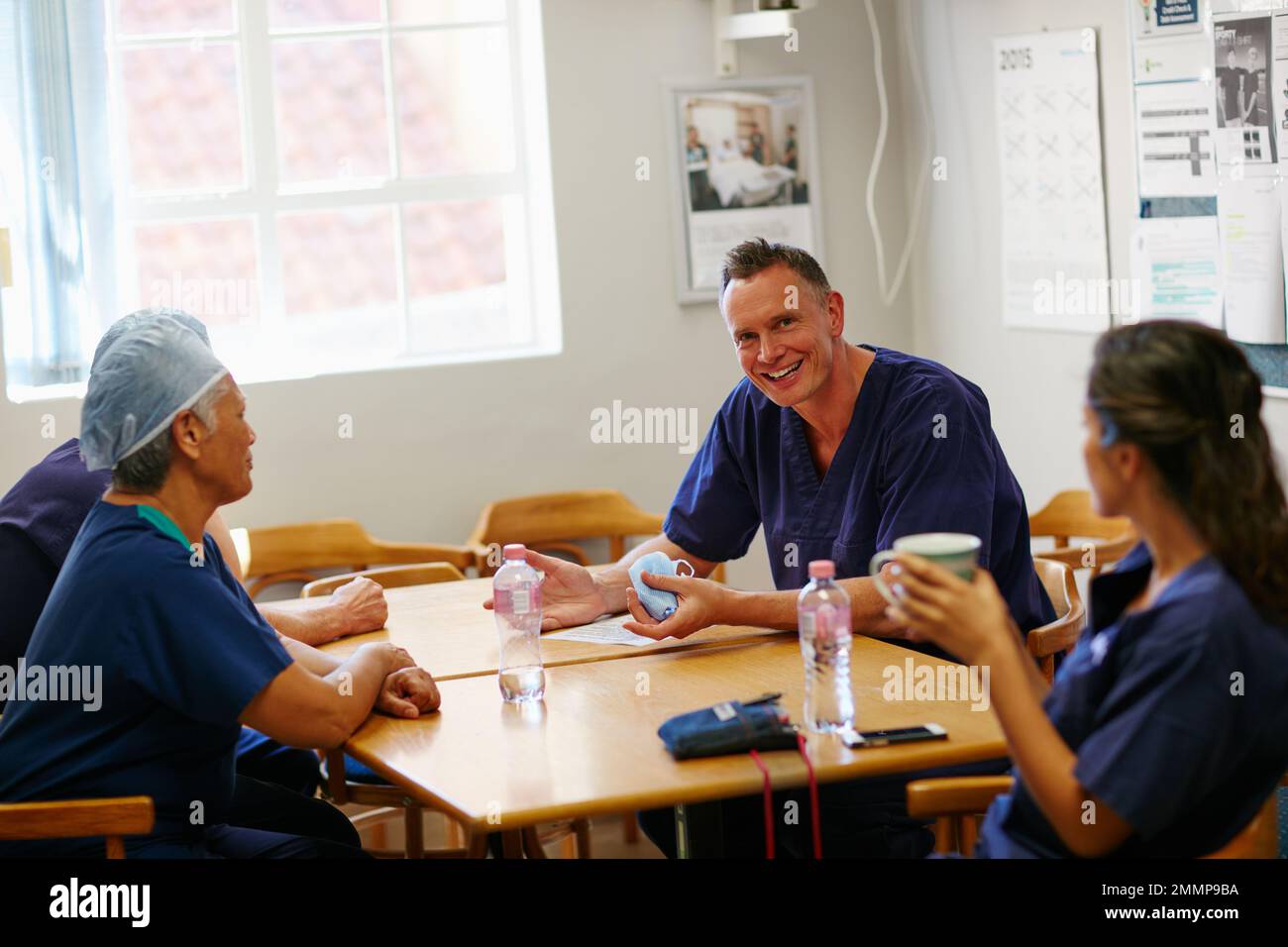 We work well together because we laugh together. medical practitioners ...