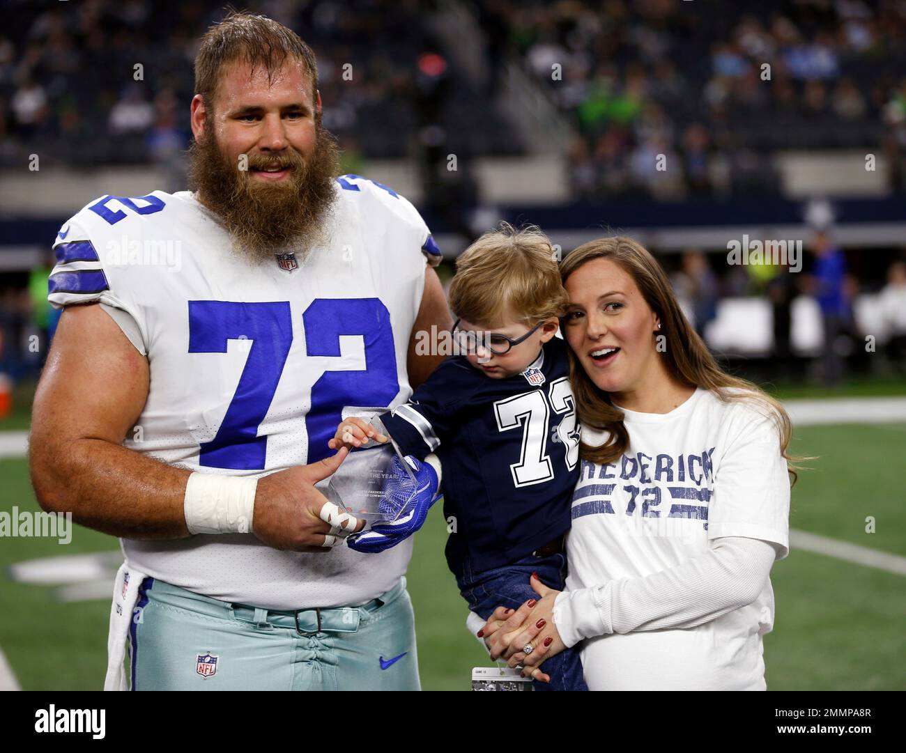 FILE - In this Dec. 24, 2017, file photo, Dallas Cowboys center Travis ...