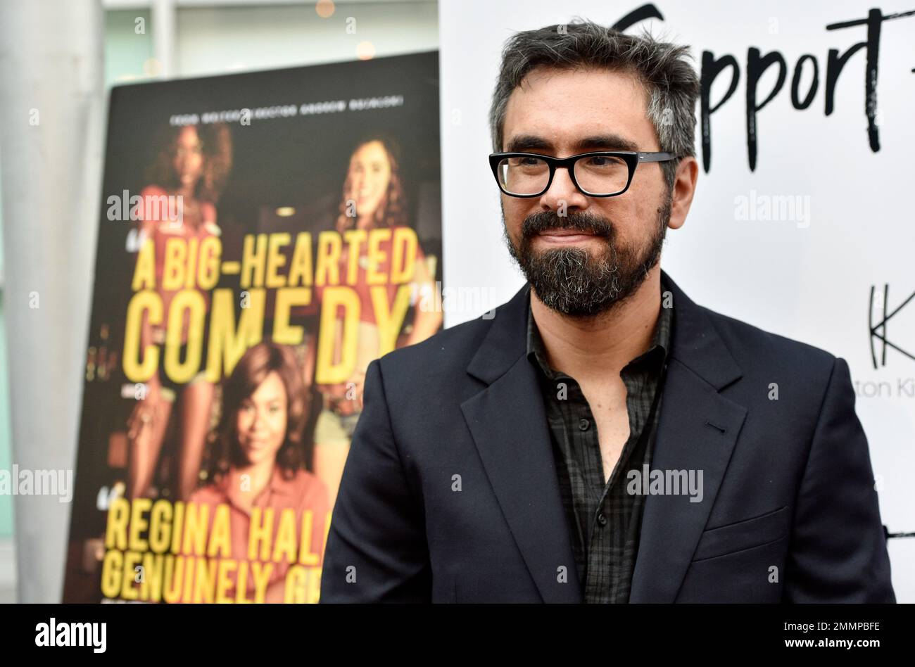 Andrew Bujalski, writer/director of "Support the Girls," poses at the ...