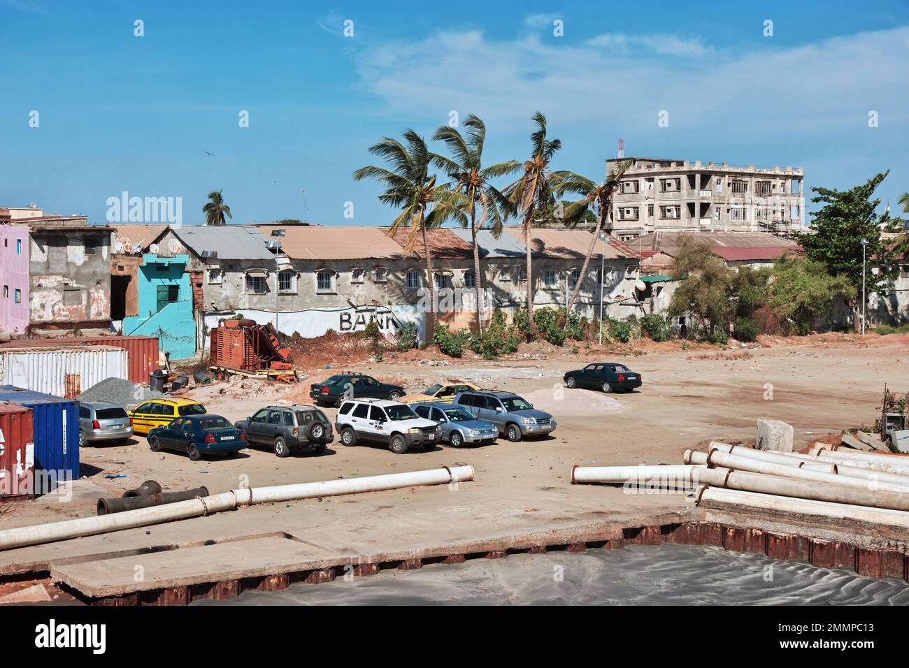 Coast of Atlantic ocean in Banjul, Gambia, West Africa Stock Photo - Alamy