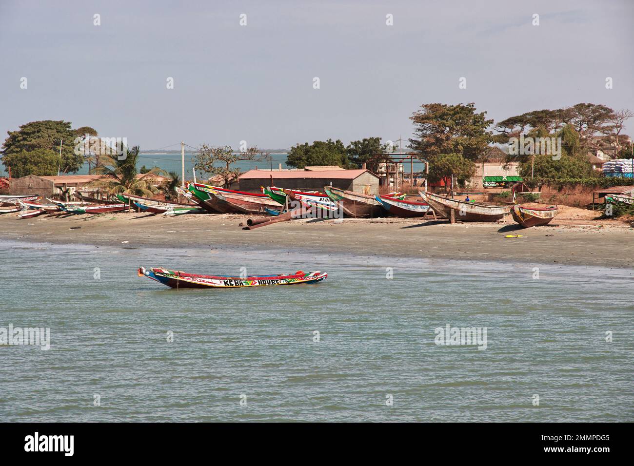 Coast of Atlantic ocean in Banjul, Gambia, West Africa Stock Photo - Alamy