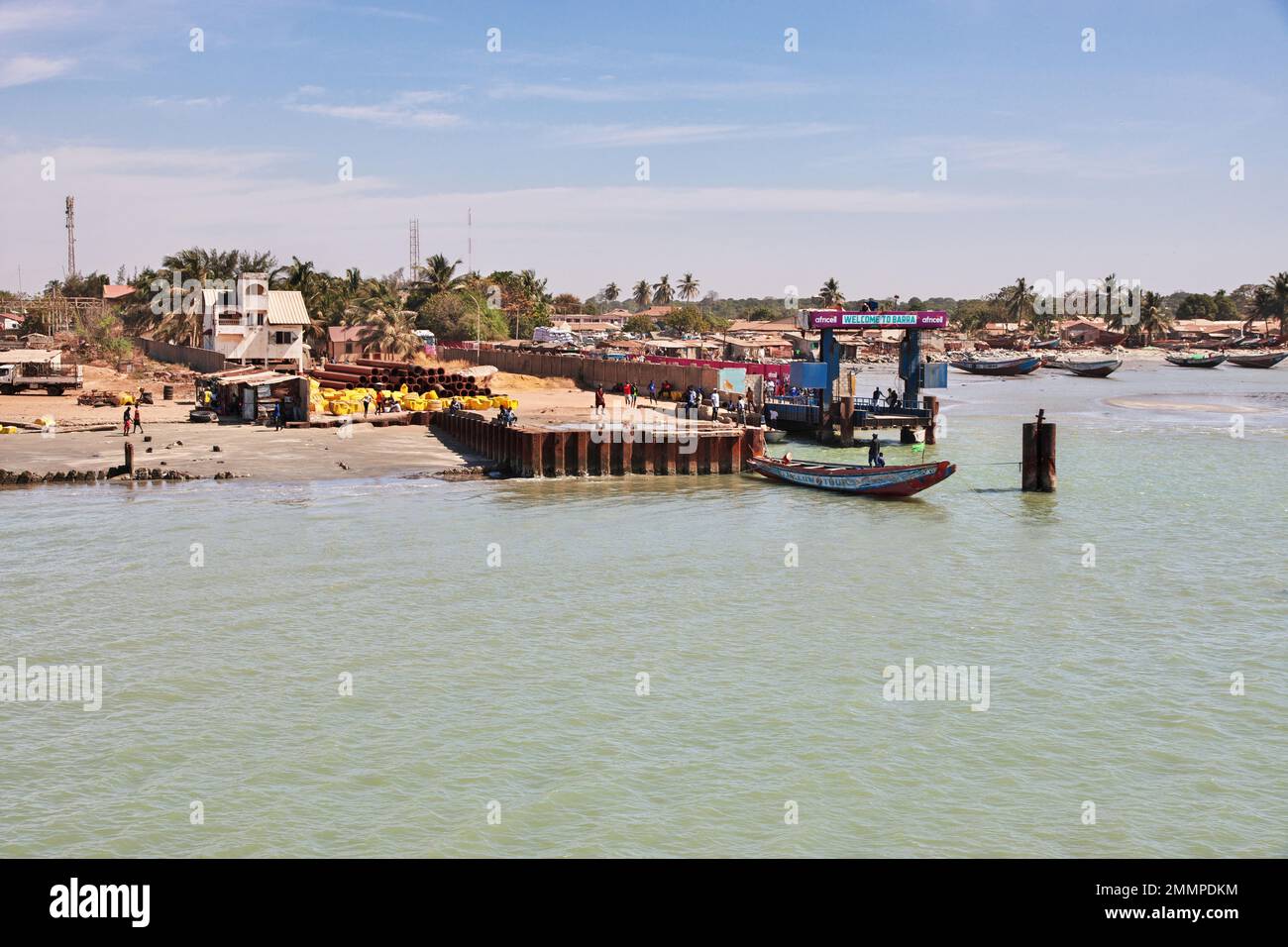 Coast of Atlantic ocean in Banjul, Gambia, West Africa Stock Photo - Alamy