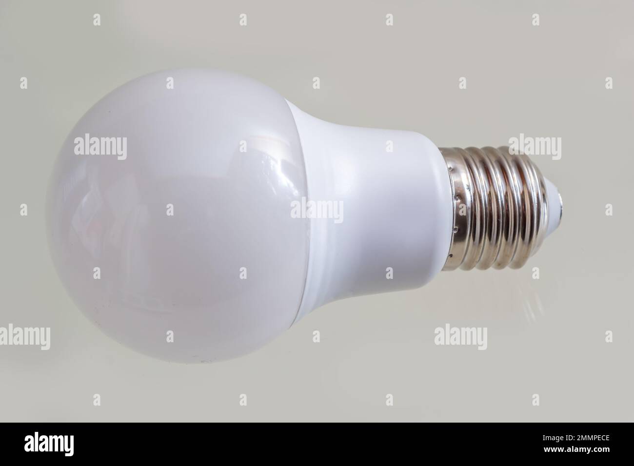 LED, New technology light bulb isolated on white background, Energy ...