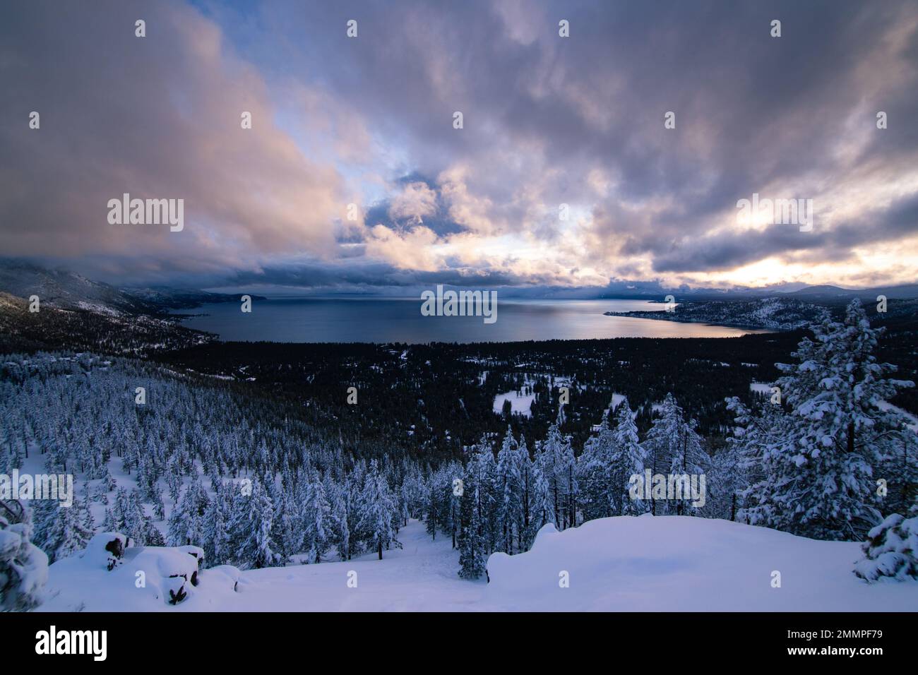 Winter Landscape - Lake Tahoe - Tahoe National Forest After Snow ...