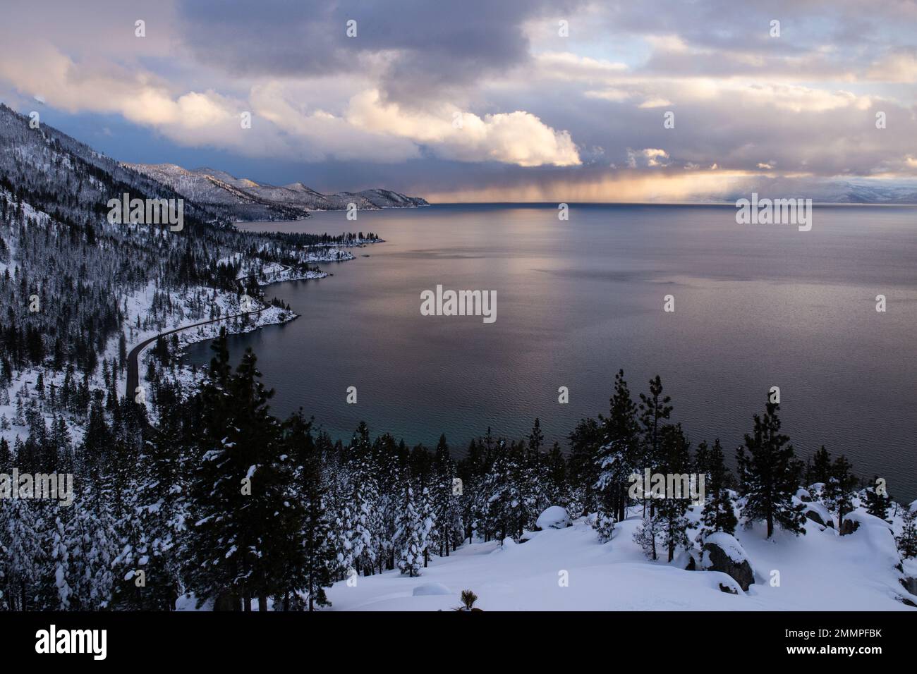 Winter Landscape - Lake Tahoe - Tahoe National Forest After Snow ...