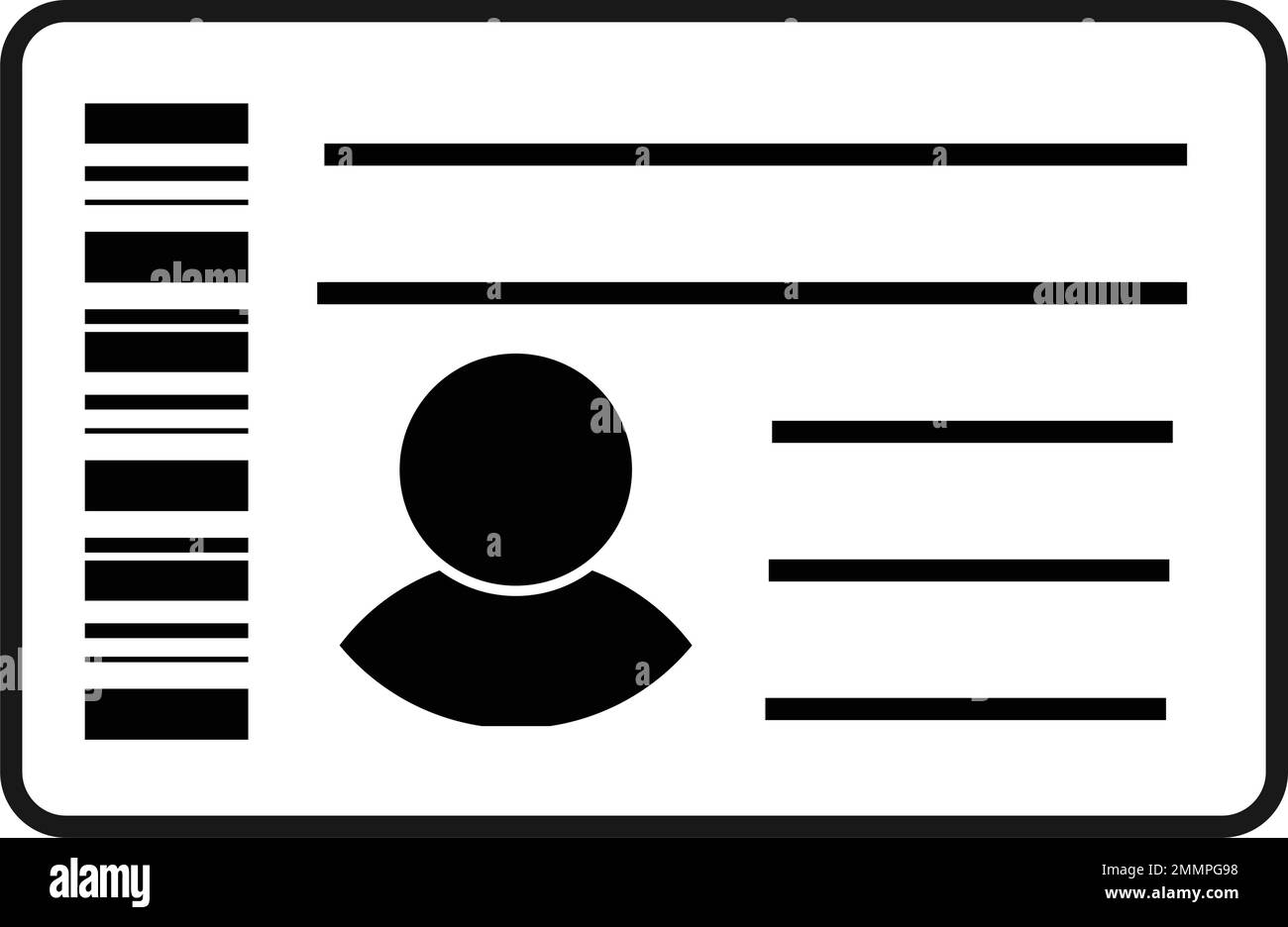 identity card icon illustration design Stock Vector Image & Art - Alamy