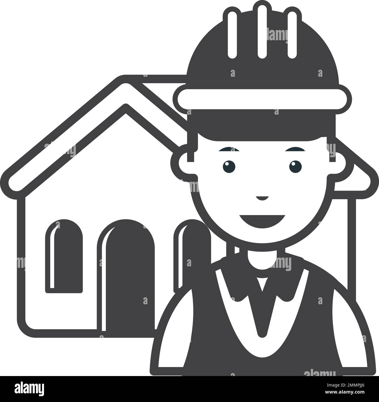 Timbering house line Stock Vector Images - Alamy