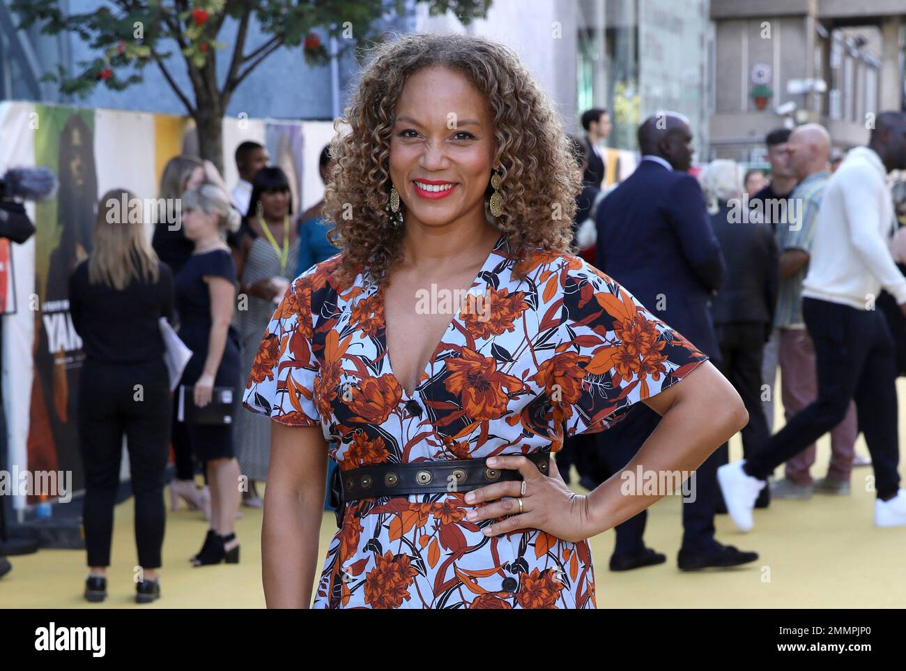 Actress Angela Griffin poses for photographers on arrival at the ...