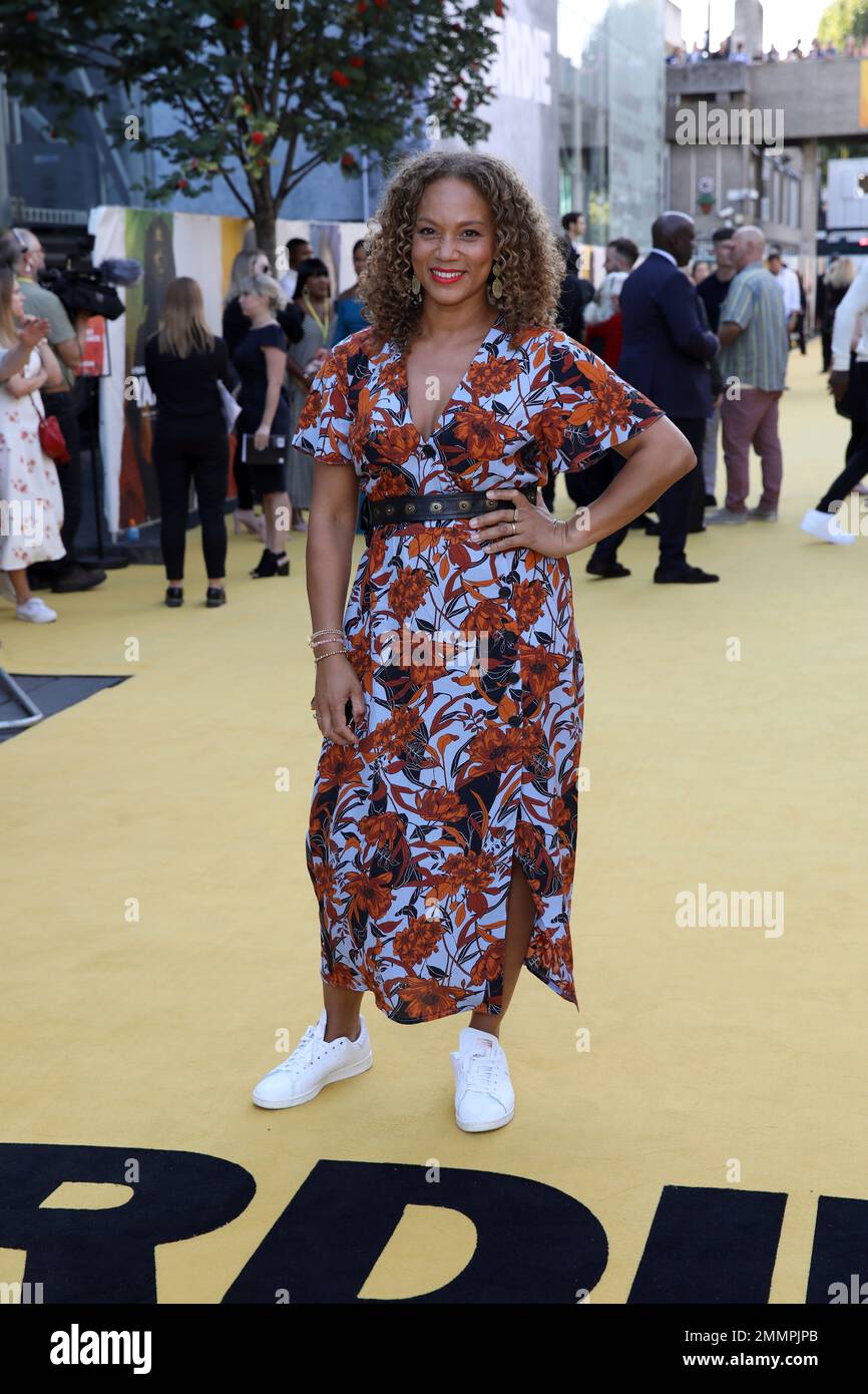 Actress Angela Griffin poses for photographers on arrival at the ...