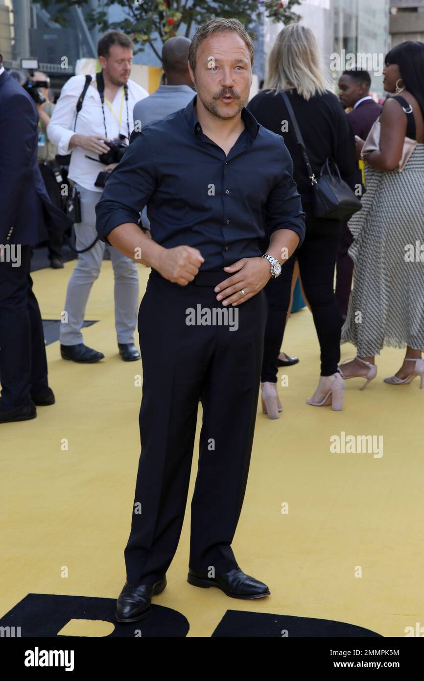 Actor Stephen Graham poses for photographers on arrival at the premiere ...
