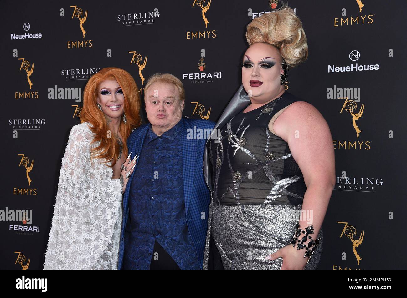 Kameron Michaels, from left, Louie Anderson and Eureka O'Hara attend ...