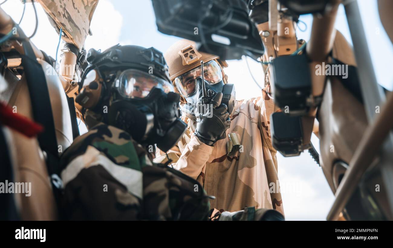 A U.S. Marine with Chemical, Biological, Radiological, and Nuclear ...