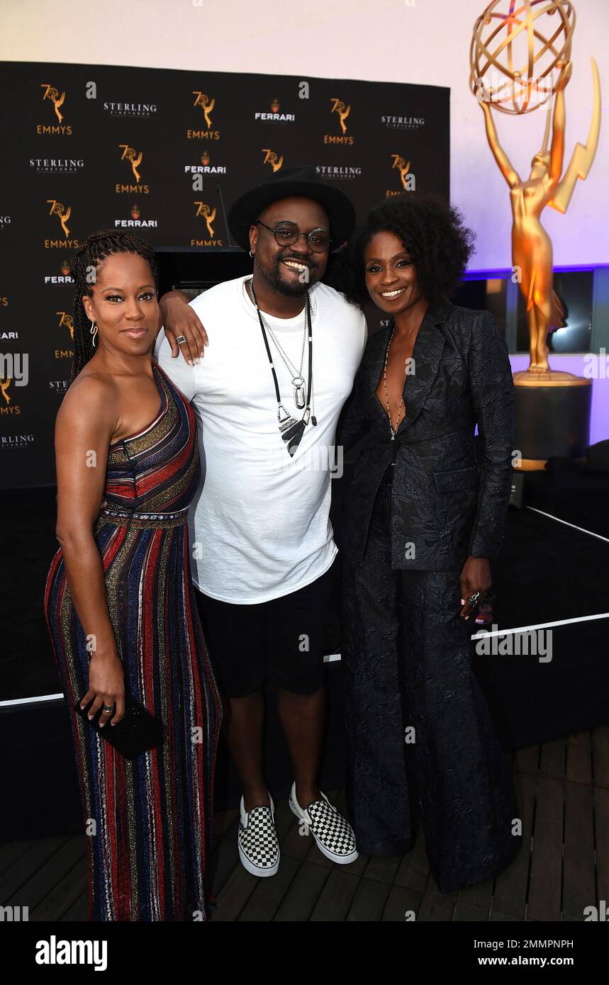 Regina King, from left, Brian Tyree Henry, and Adina Porter attend the ...