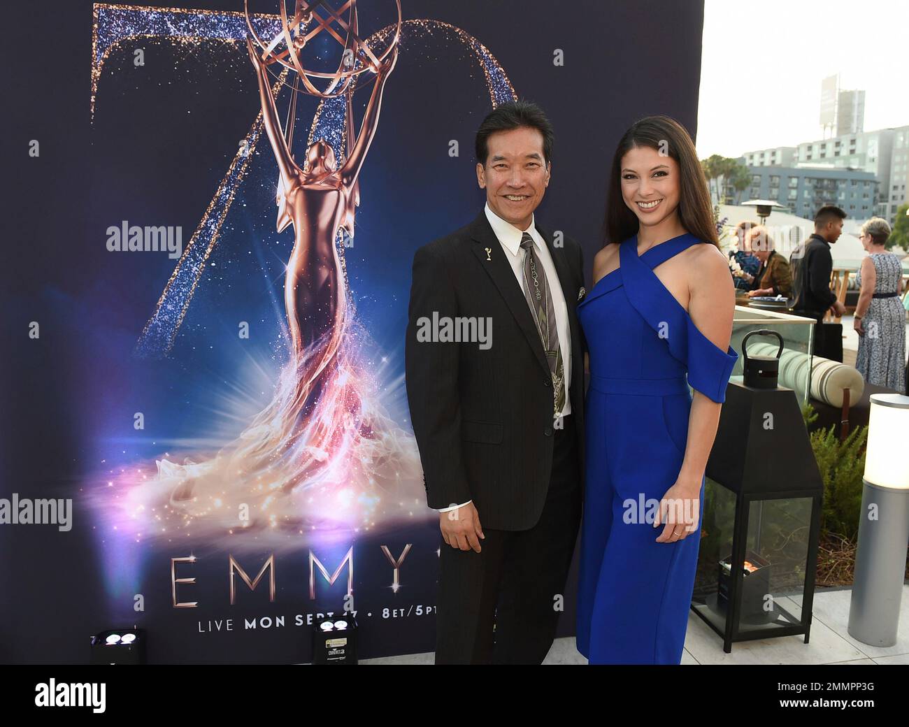 Peter Kwong, left, and Laur Allen attend the Television Academy's 2018 ...