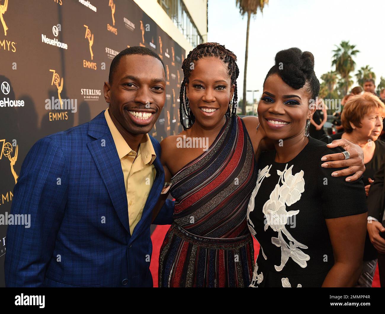 Melvin Jackson Jr., from left, Regina King, and Kelly Jenrette attend ...