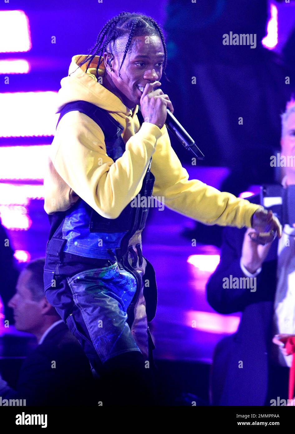 Travis Scott performs at the MTV Video Music Awards at Radio City Music ...