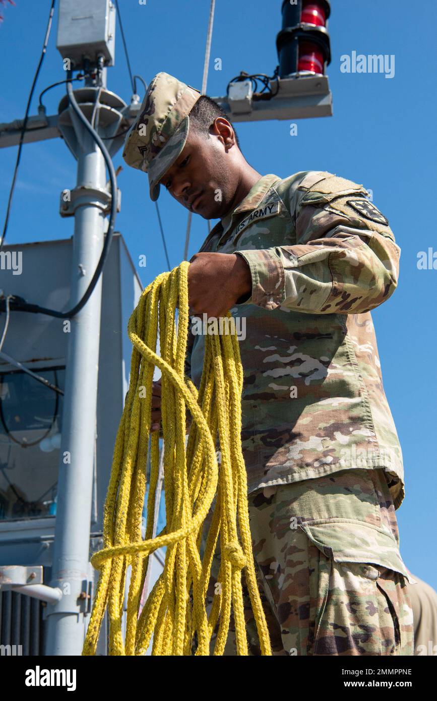 U.S. Army Sgt. Judah Sibetang, 331st Transportation Company, 11th ...