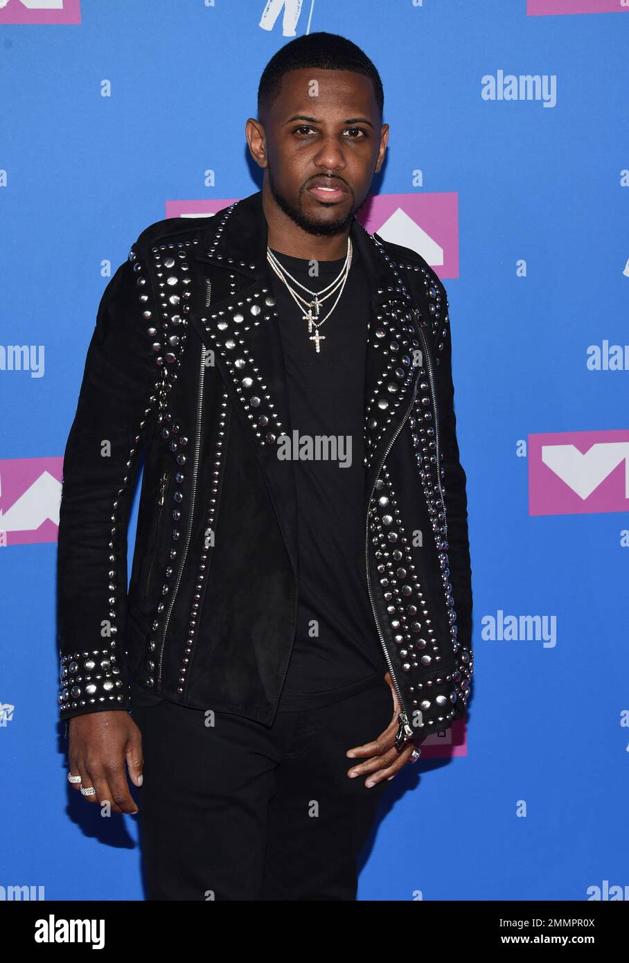 Fabolous arrives at the MTV Video Music Awards at Radio City Music Hall ...