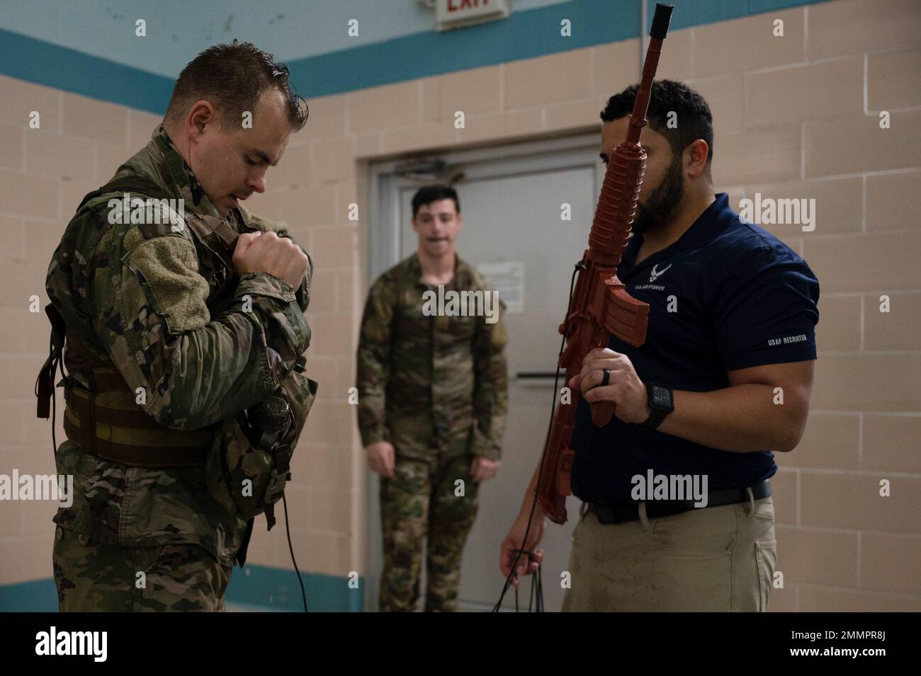 U.S. Air Force Staff Sgt. Lance Weaver, 20th Security Forces Squadron ...