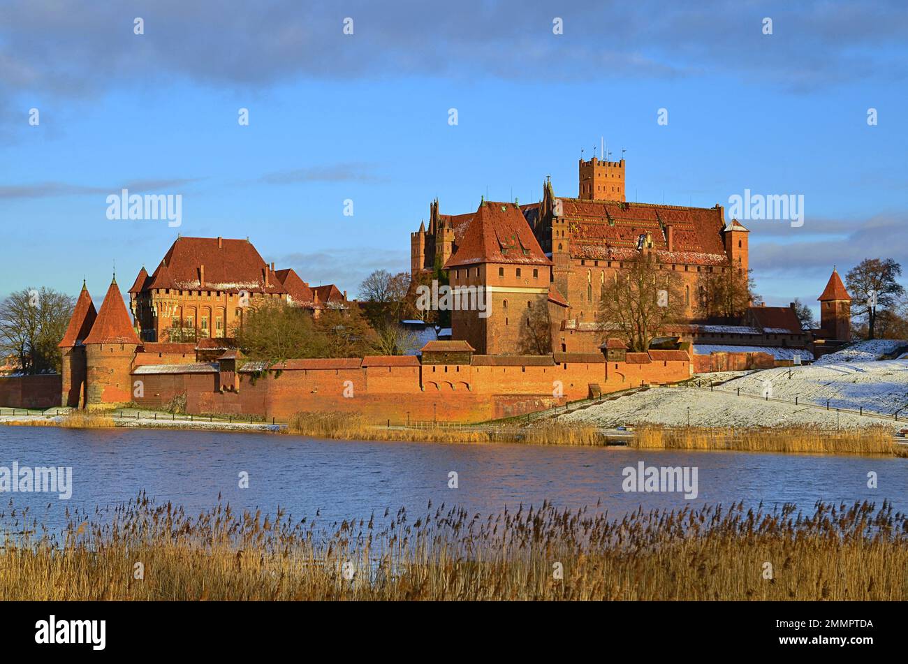 Malbork castle in Pomerania region of Poland. UNESCO World Heritage ...