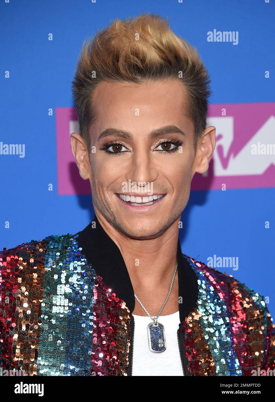 Frankie J. Grande arrives at the MTV Video Music Awards at Radio City ...