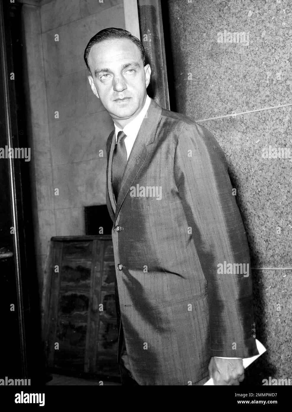 Roy M. Cohn is shown as he enters Federal Court in Foley Square in New ...