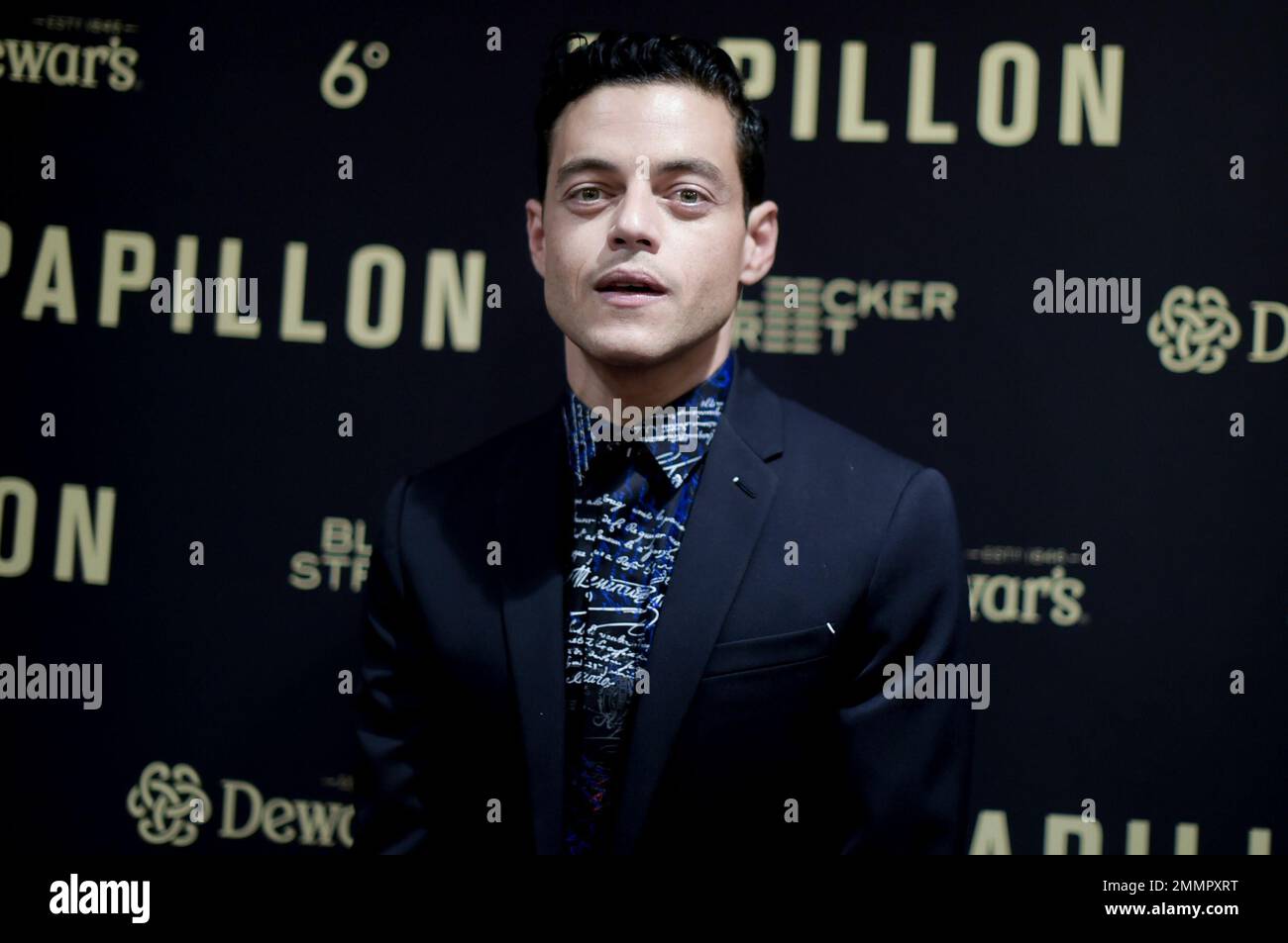 Rami Malek attends a special screening of "Papillon" at the London ...