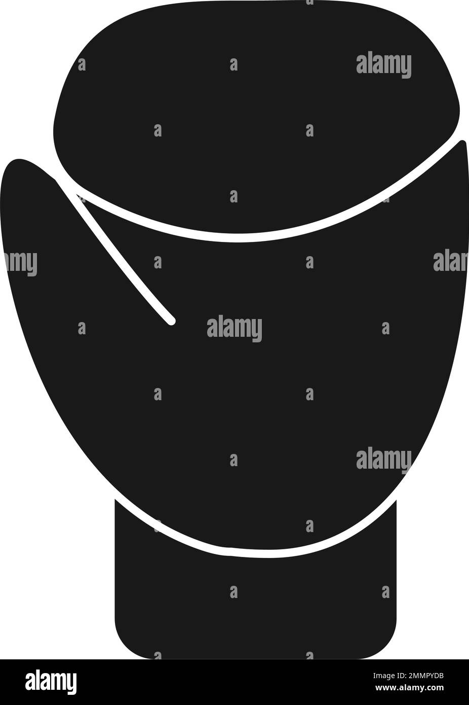 Boxing gloves sport equipment Black and White Stock Photos & Images - Alamy