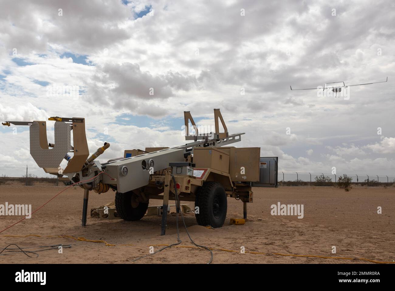 A U.S. Marine Corps RQ-21A Blackjack aircraft, assigned to Marine ...