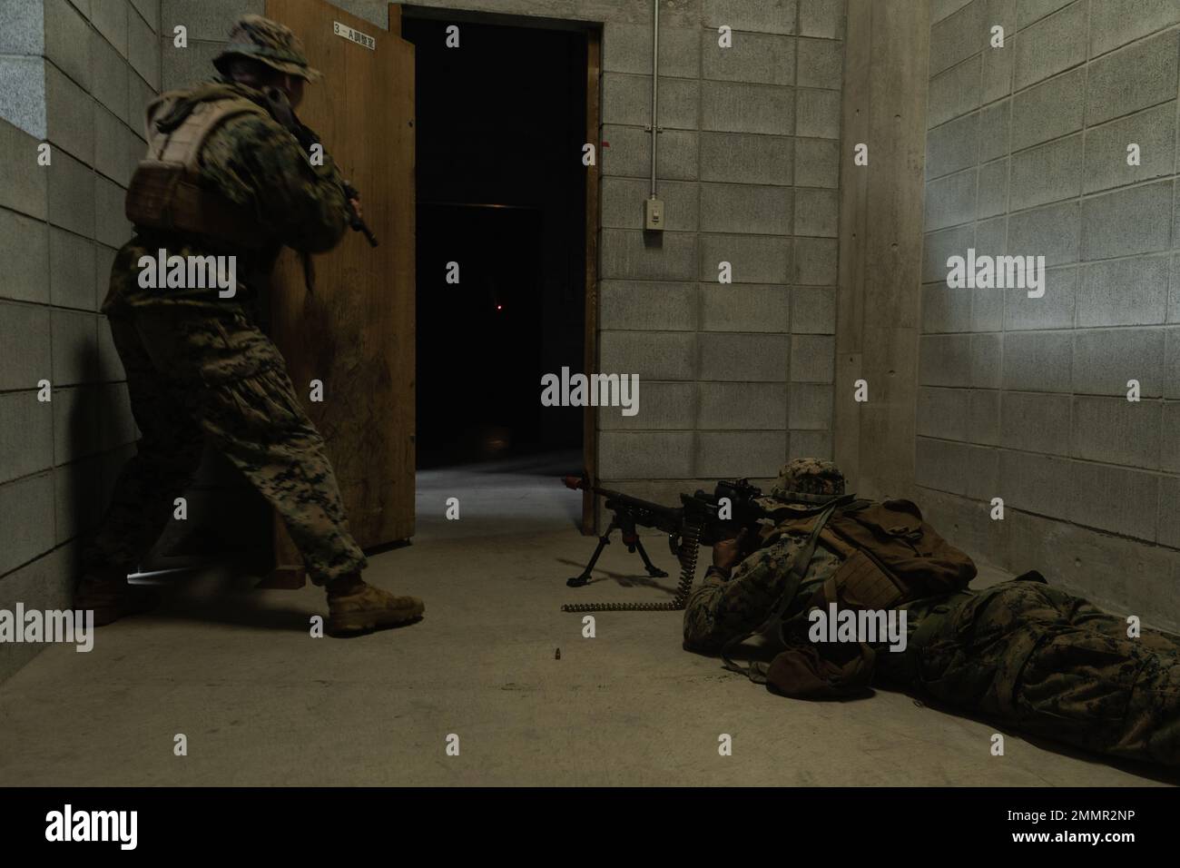 U.S. Marines with 3d Battalion, 3d Marines conduct force-on-force ...