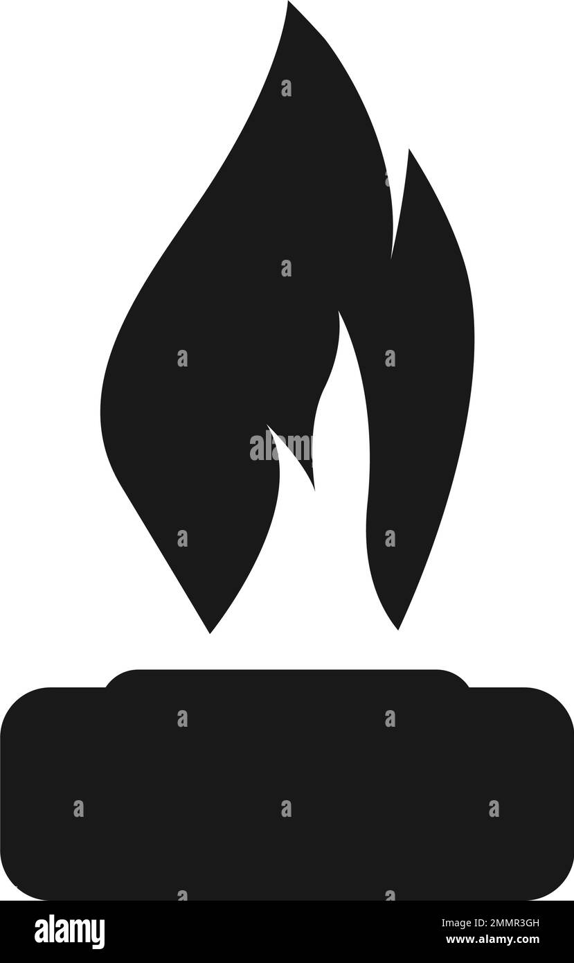 stove logo stock vektor teplate Stock Vector Image & Art - Alamy