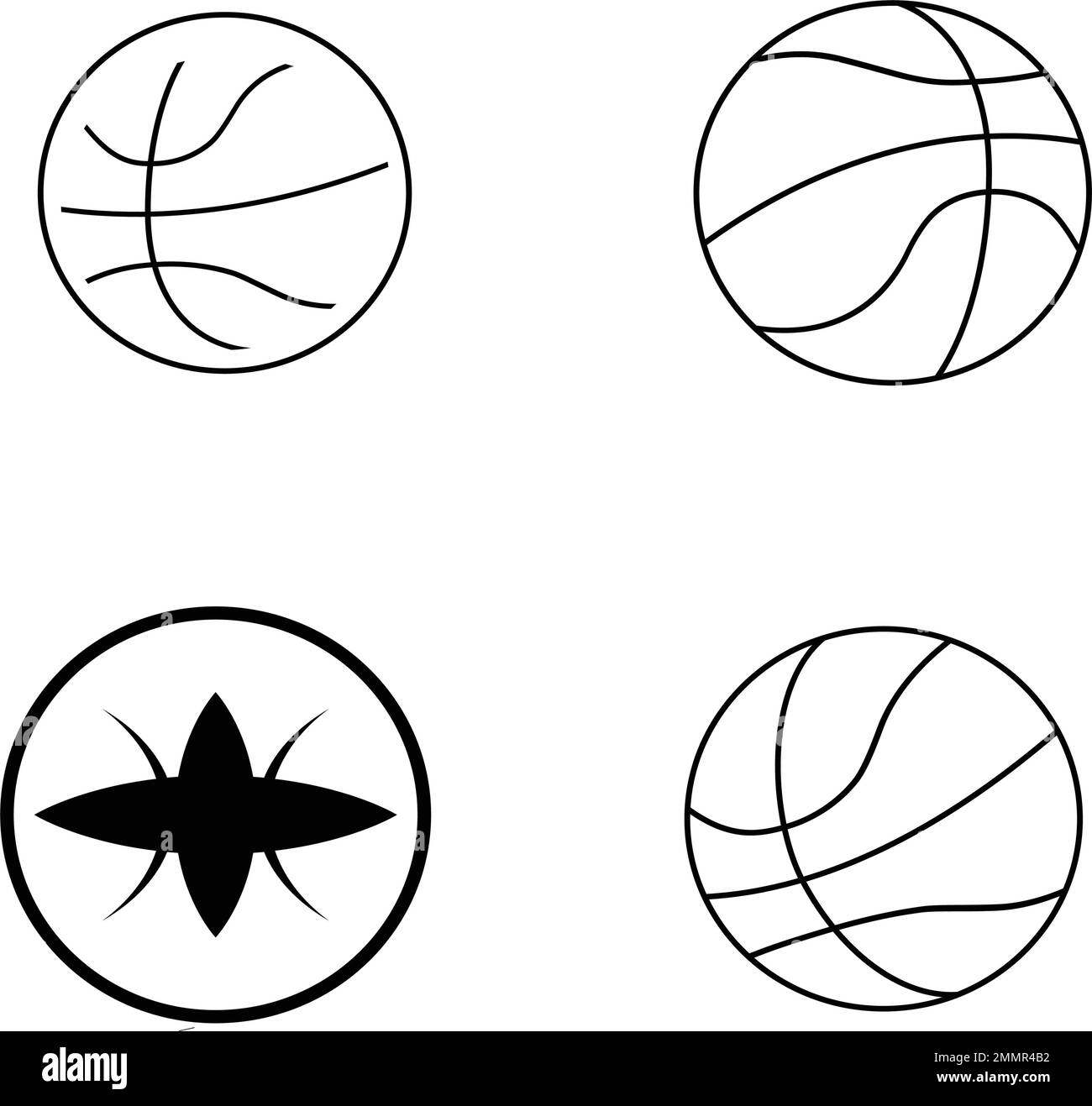 basket ball logo stok vektor template Stock Vector Image & Art - Alamy