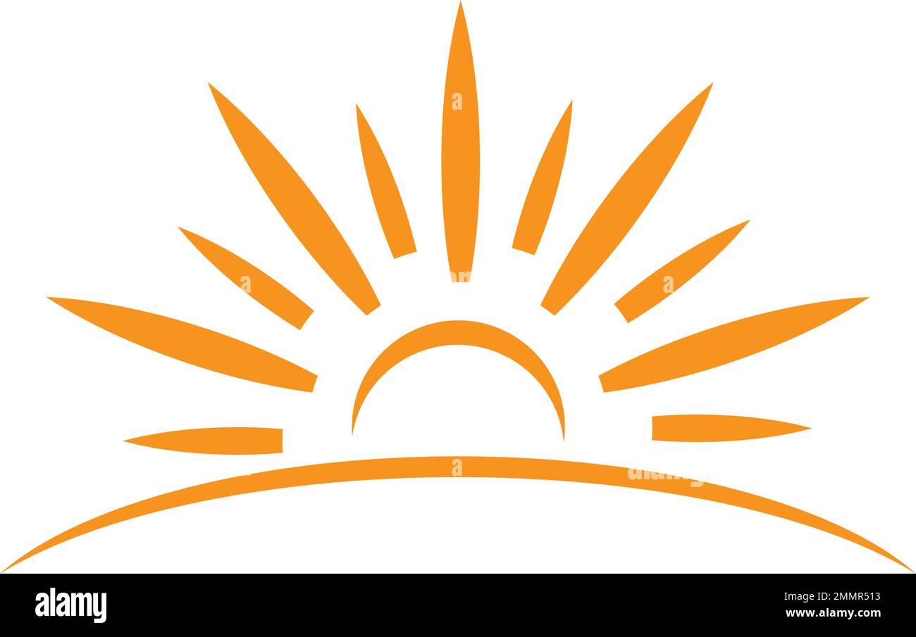 sun logo stock illustration design Stock Vector Image & Art - Alamy