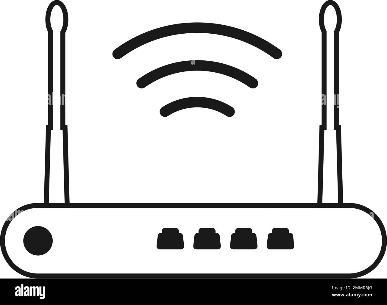 router icon stock illustration dsign Stock Vector Image & Art - Alamy