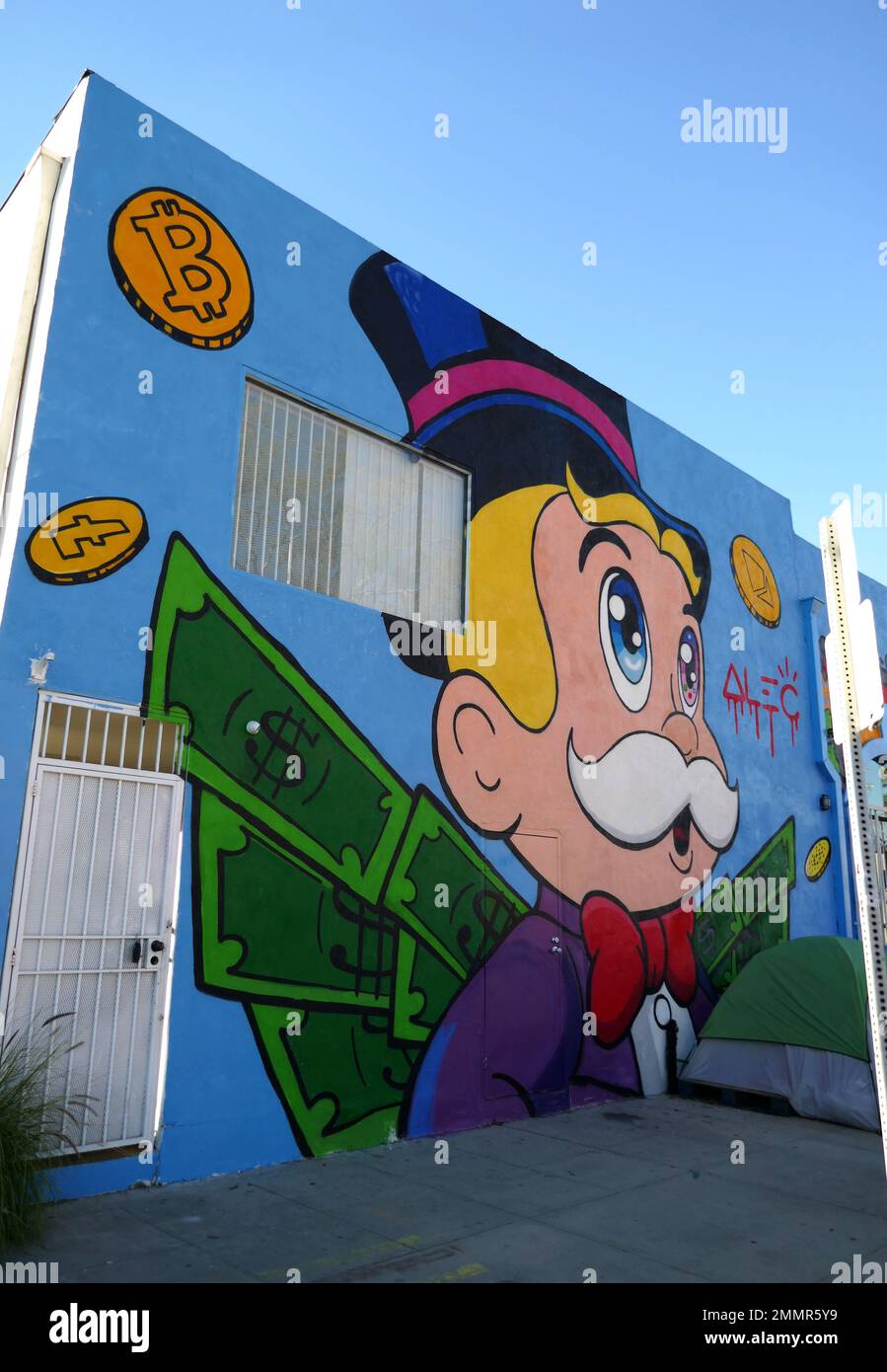 Los Angeles, California, USA 27th January 2023 Monopoly Money Man ...