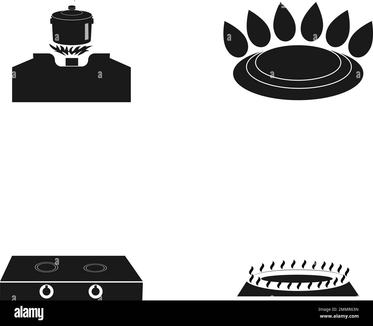stove logo stock vektor teplate Stock Vector Image & Art - Alamy