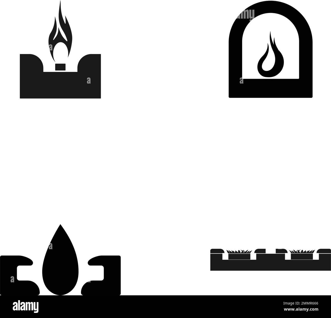 stove logo stock vektor teplate Stock Vector Image & Art - Alamy