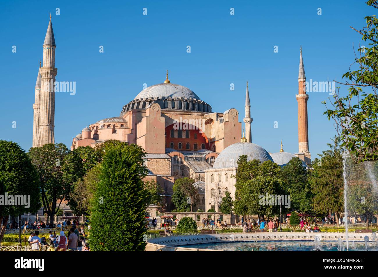 Hagia Sophia Grand Mosque in Istanbul was built between 532 and 537AD ...