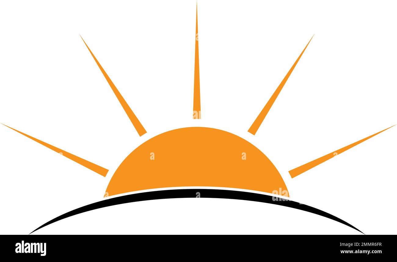 sun logo stock illustration design Stock Vector Image & Art - Alamy