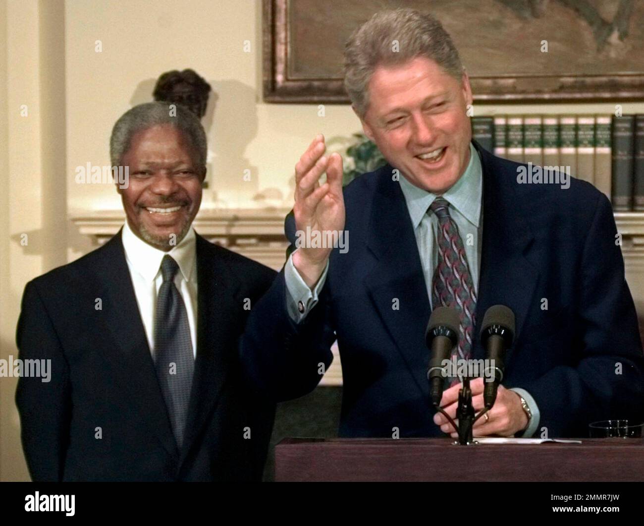 FILE - In this file photo dated Thursday Jan. 23, 1997, U.S. President ...