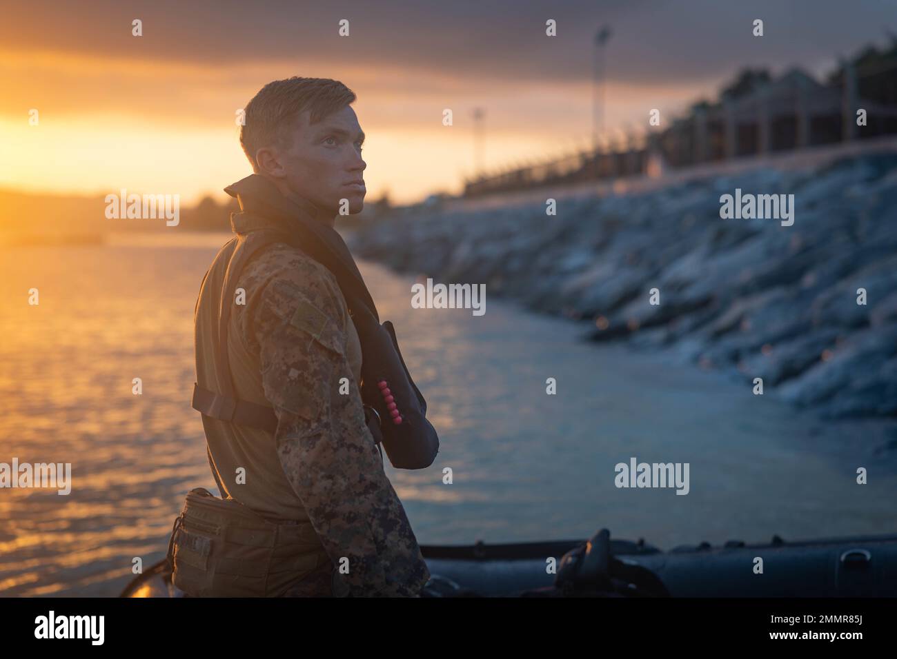U.S. Marine Corps Cpl. Michael Drake, a machine gunner with 1st ...